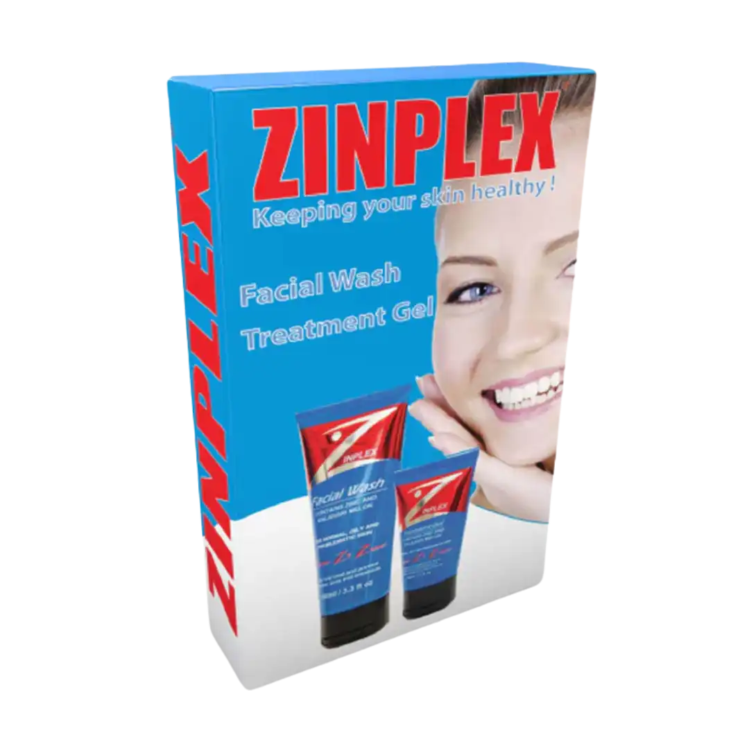 Zinplex Face Wash & Treatment Gel, Combo