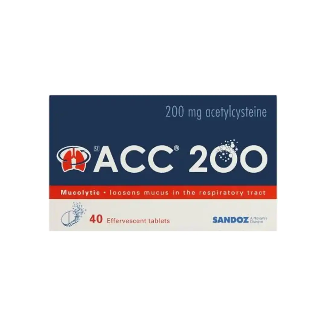ACC 200mg Effervescent Tablets, 40's