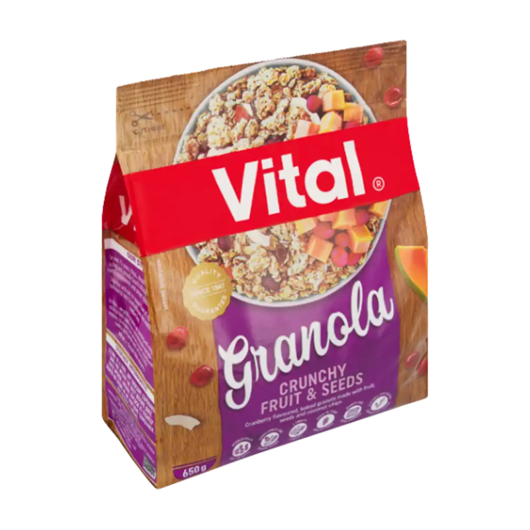 Vital Granola Crunchy Fruit & Seeds, 650g