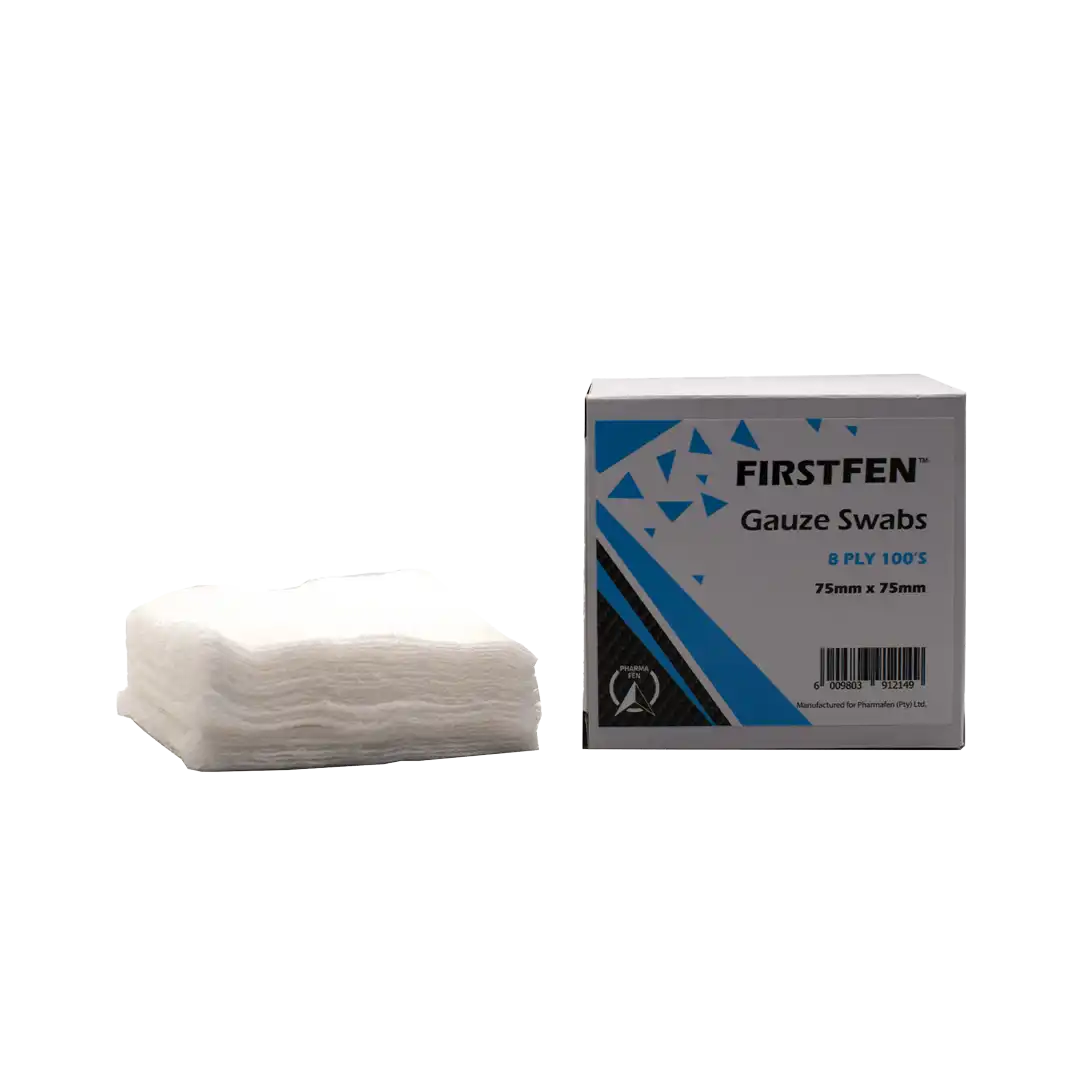 Firstfen Gauze swabs N/S 8 ply, 75mm x 75mm
