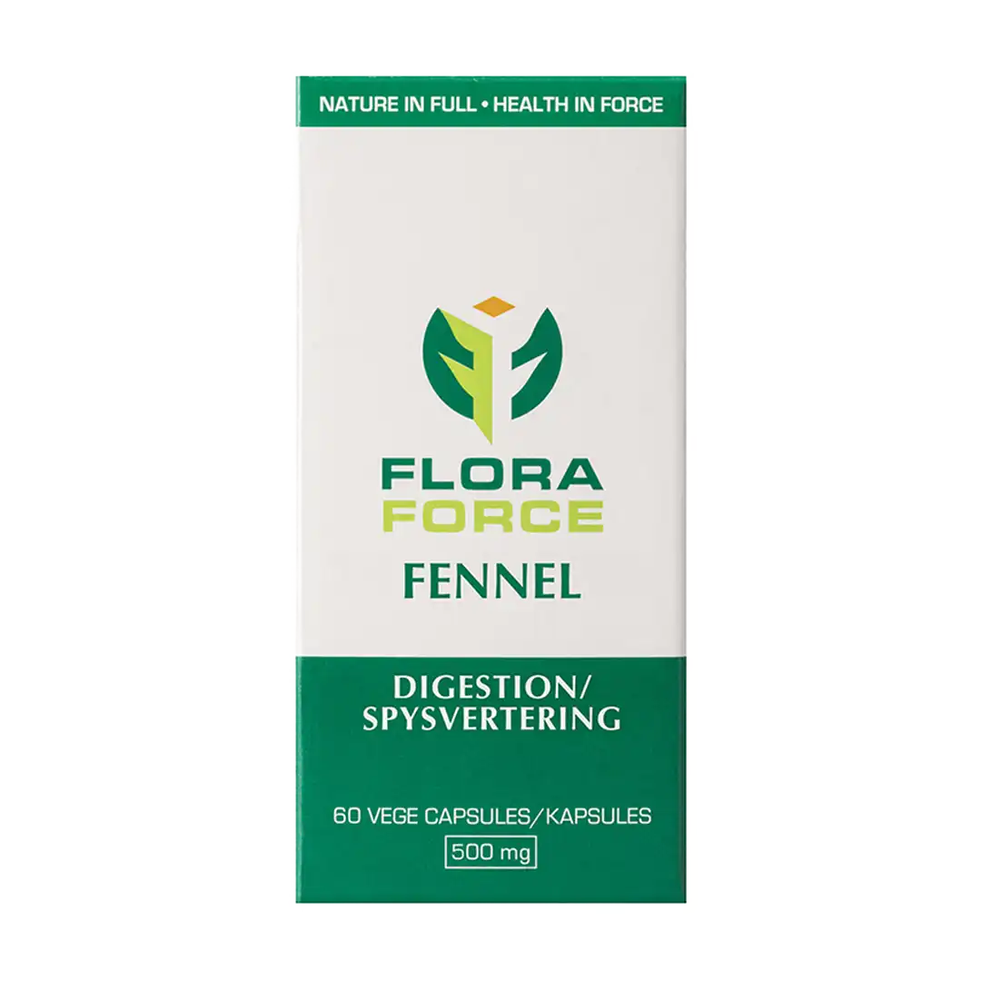 Flora Force Fennel 500mg Capsules, 60's