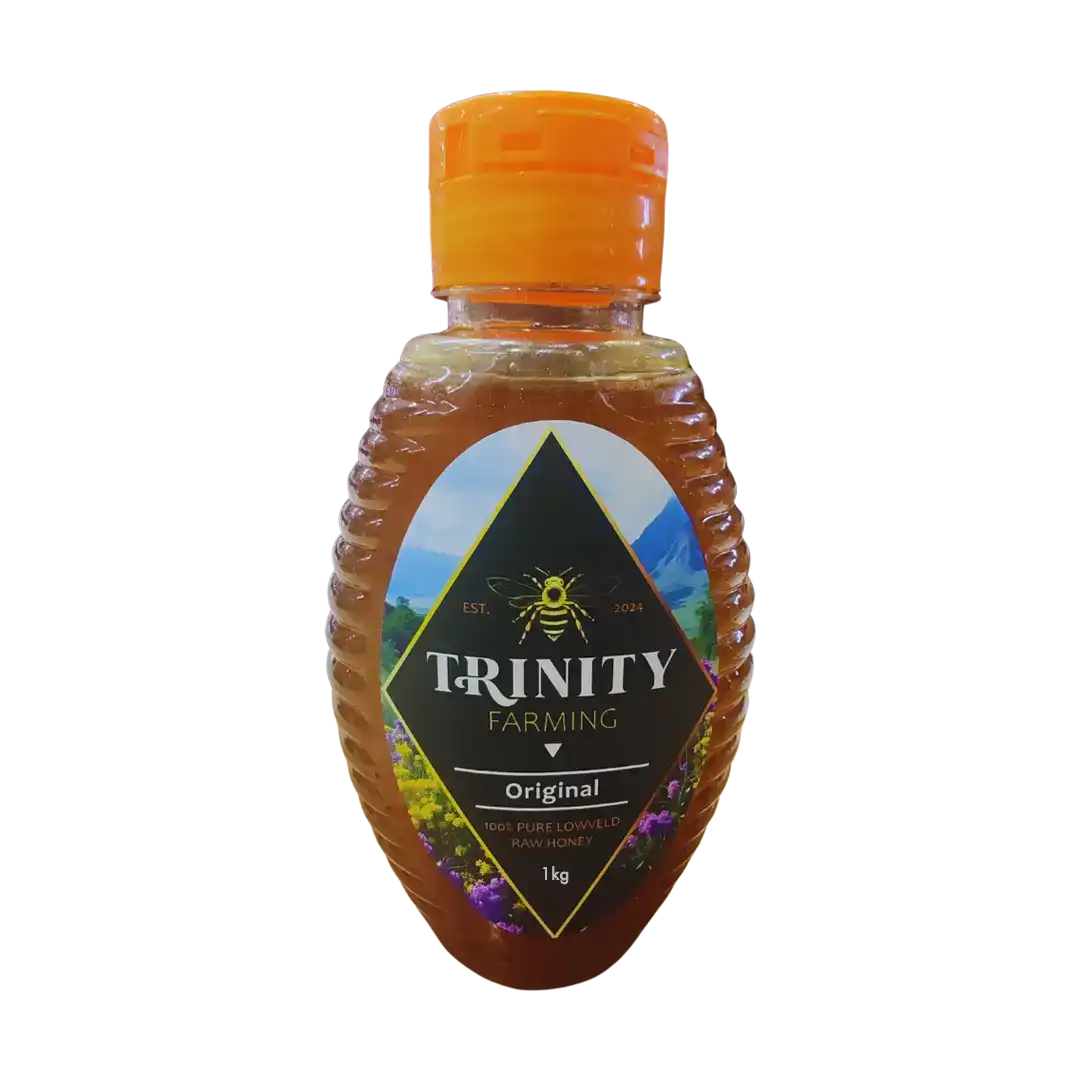 Trinity Raw Honey Squeeze Bottle Original, 1Kg