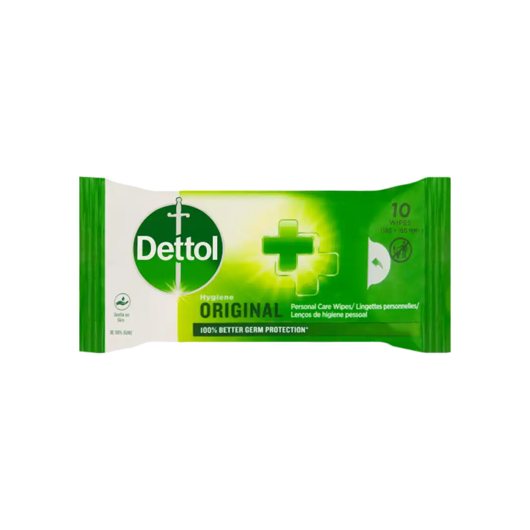 Dettol Wet Wipes, 10's