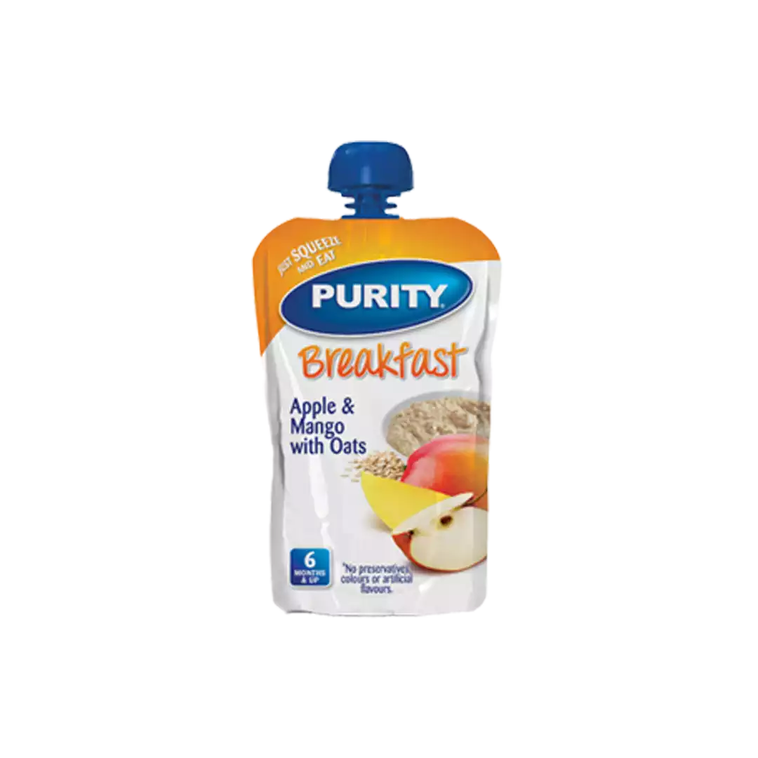 Purity Pouches Apple & Juicy Mango, 110ml