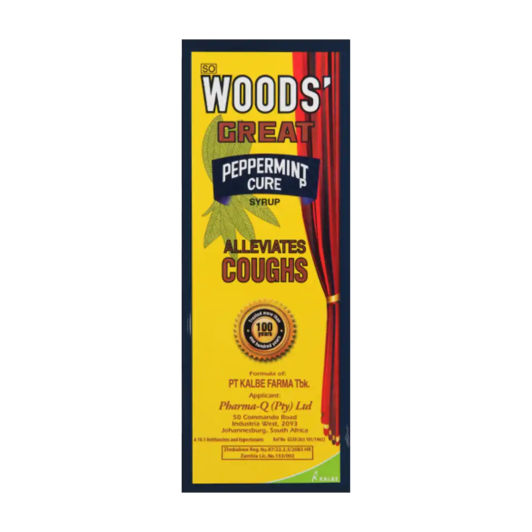 Woods' Peppermint Cure Cough Mixture, 50ml