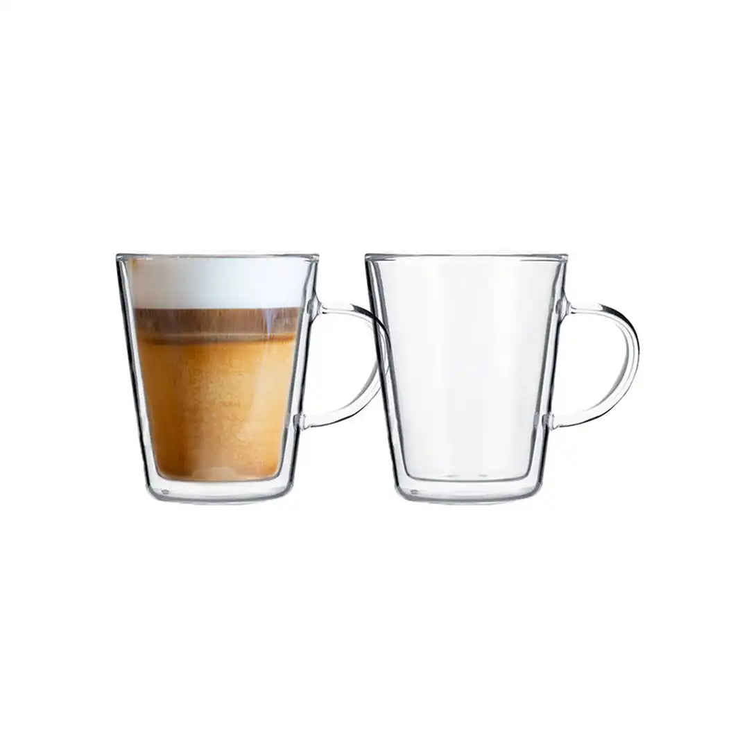 Eetrite Double Walled Cappucino Mug Set of 2, 350ml