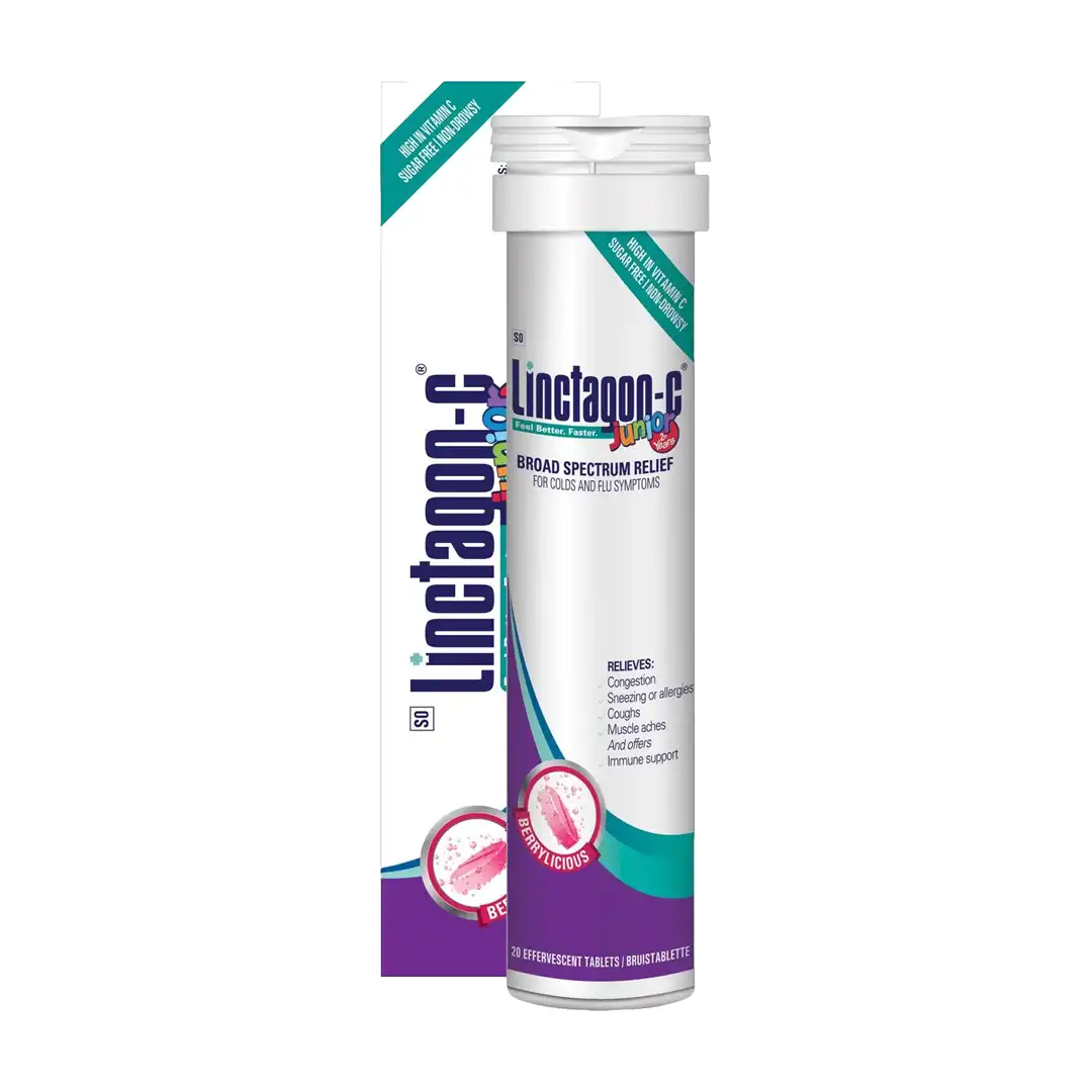 Linctagon C Junior Cold and Flu Effervescent, 20's
