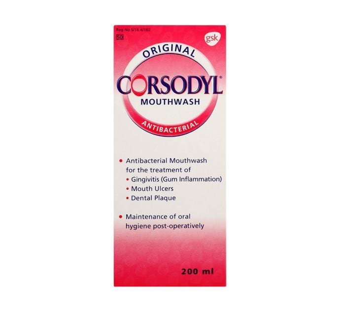 Corsodyl Mouthwash Original, 200ml
