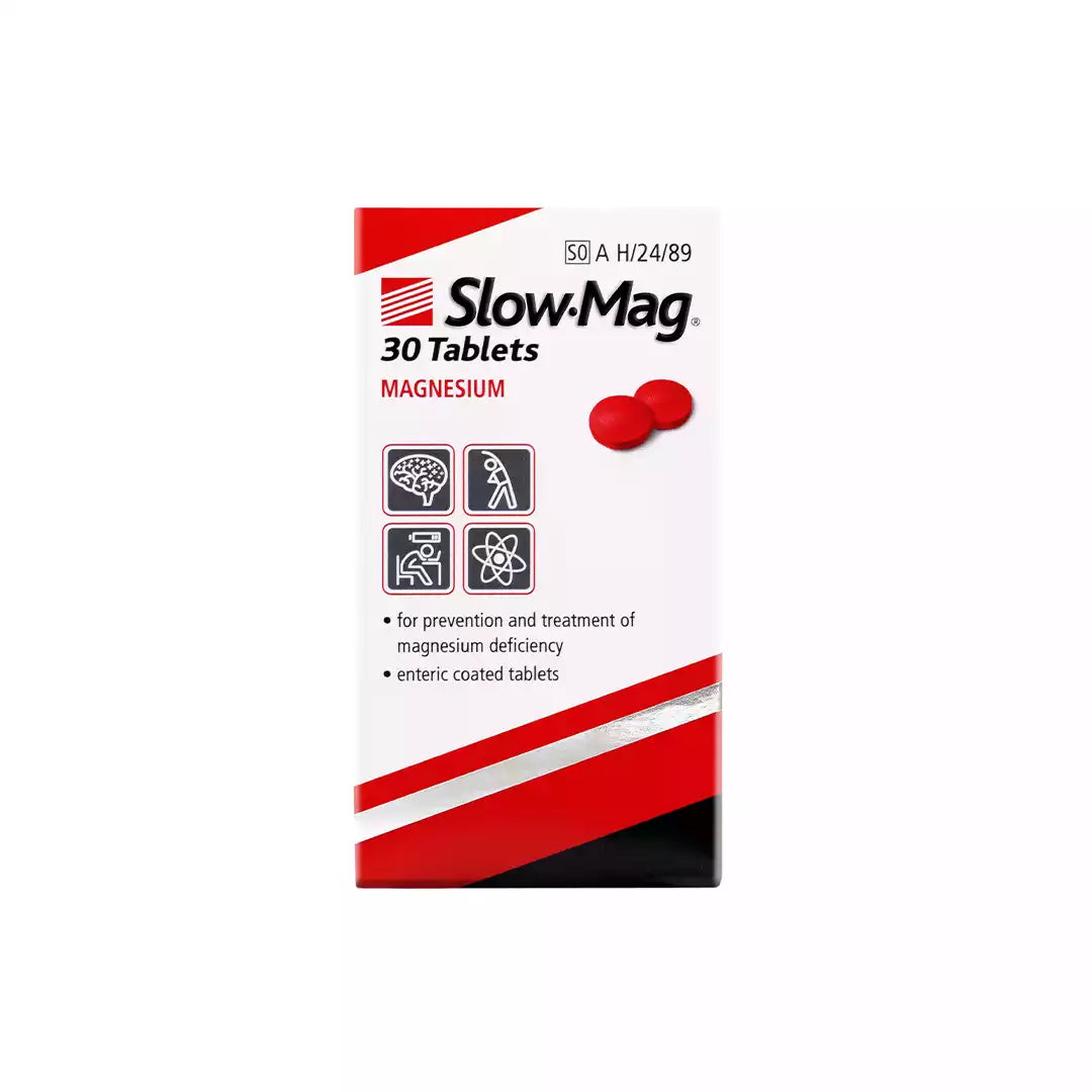 Slow-Mag Magnesium Tablets, 30's